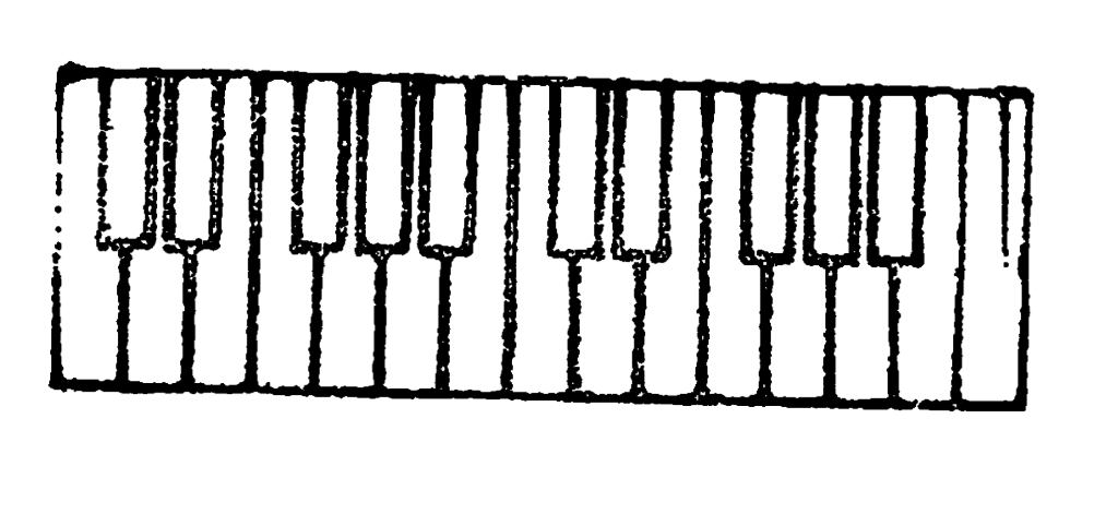Free STL file piano keyboard stamp ⌨️ ・3D printer design to download・Cults