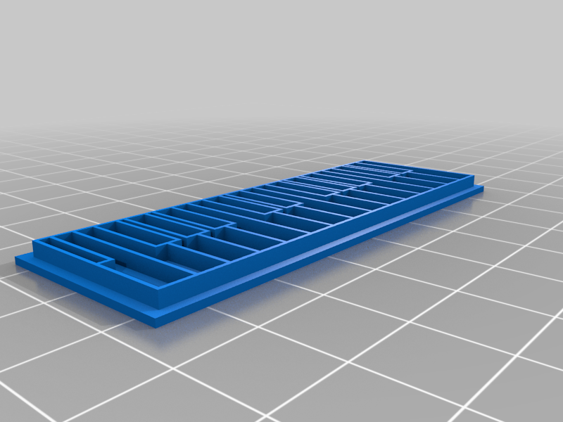 Free STL file piano keyboard stamp ⌨️ ・3D printer design to download・Cults