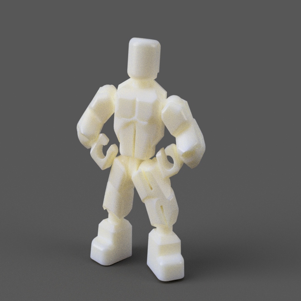 🎲 AXO - Awesome Action Figure / Minifig・Free 3D File for ・Cults