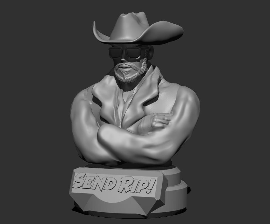 STL file Yellowstone - Rip 🎬 ・3D printer design to download・Cults