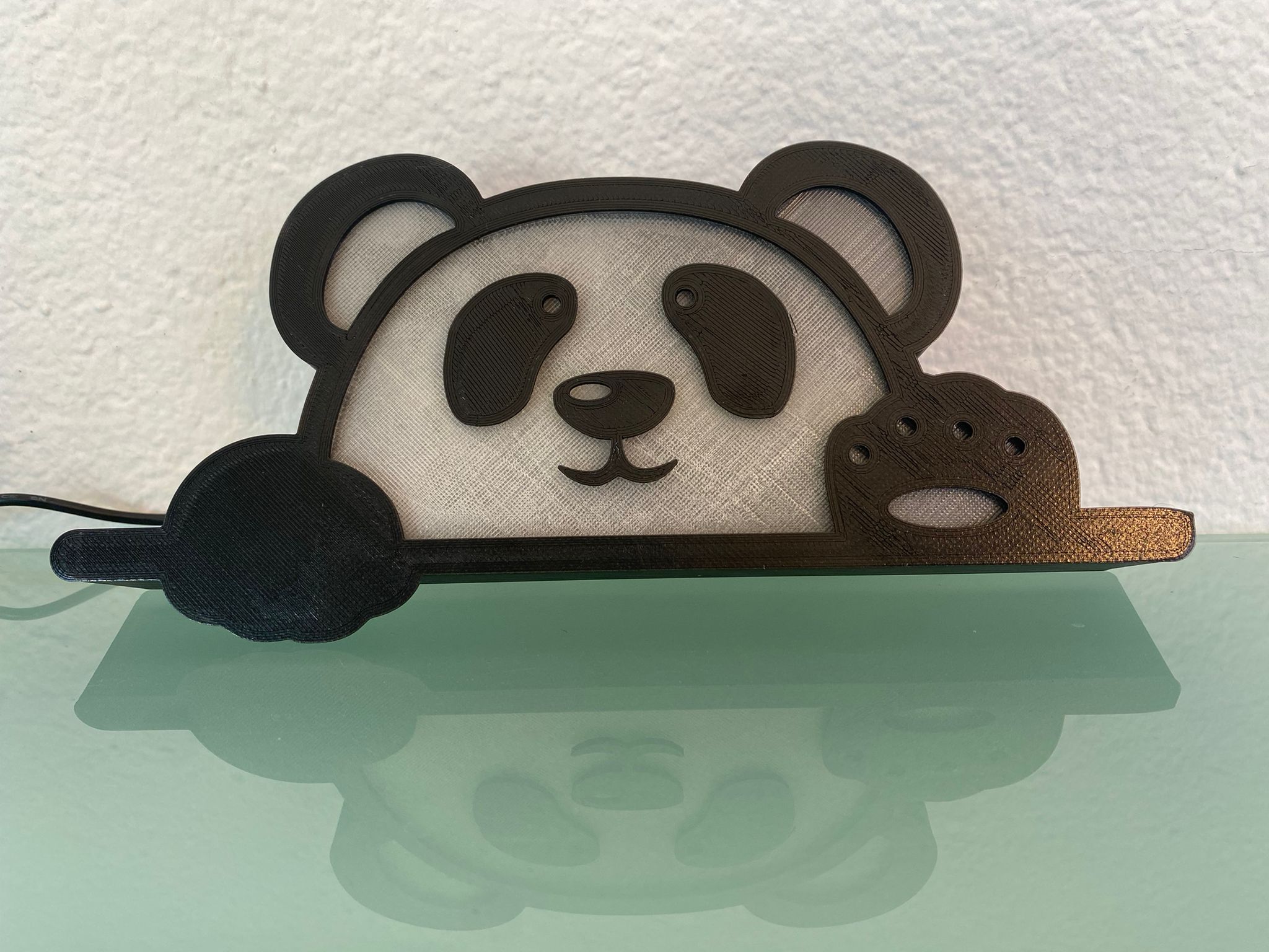 🐼 LED Panda lamp・ STL File for ・Cults