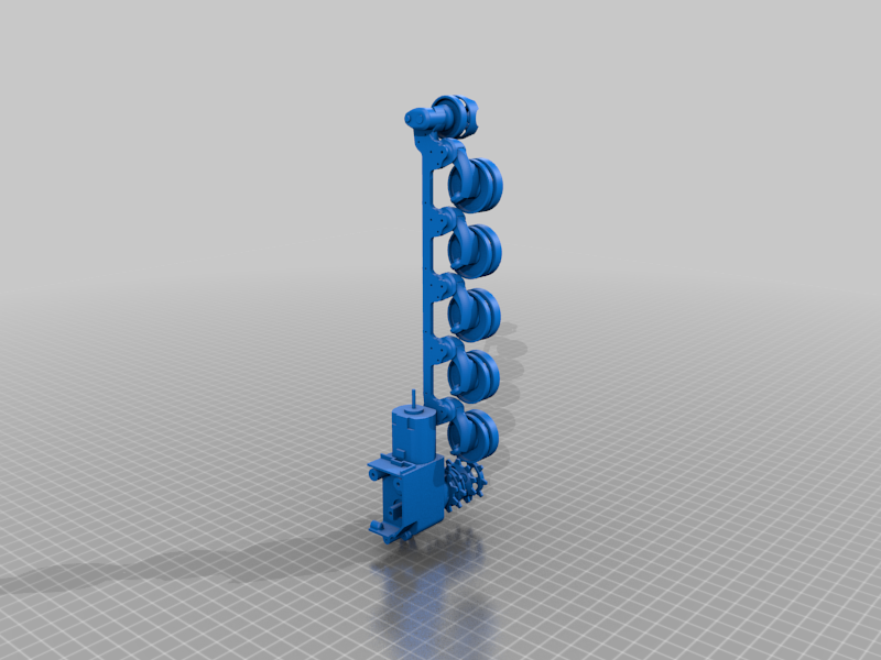 Free 3D file universal tracked vehicle drivetrain 🦸 ・3D printer model ...