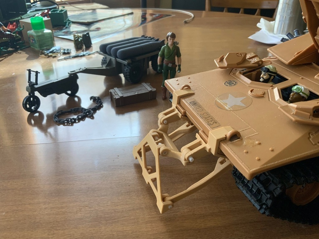 🪖 mauler tank motorized plow attachment - work in progress・Free STL ...