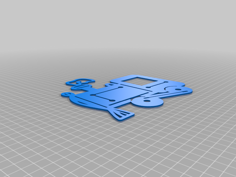 Free STL file farm vehicle 2d 🚜 ・Object to download and to 3D print・Cults