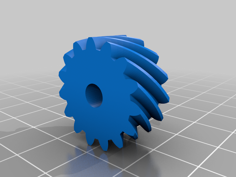 🧑‍🔧 Helical Gears/Pressure Angle 20Deg./Helix Angle 45Deg・Free STL File ...