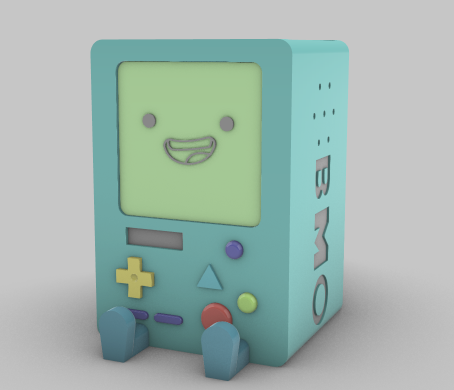 STL file Adventure Time - Bimo pencilcase 🔫 ・Model to download and 3D ...