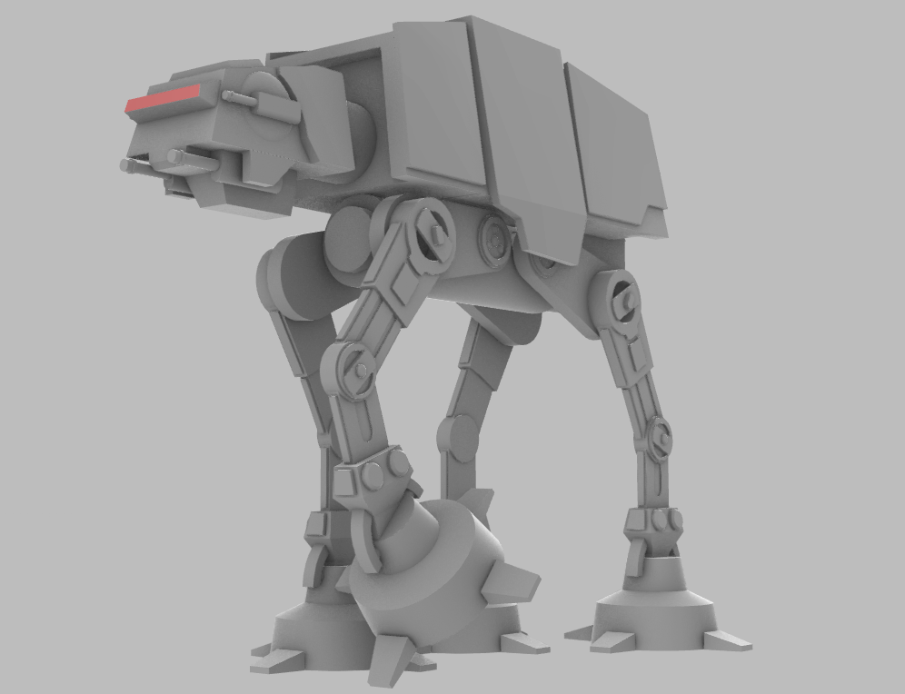 🎬 Starwars - AT-AT・Free STL File for ・Cults