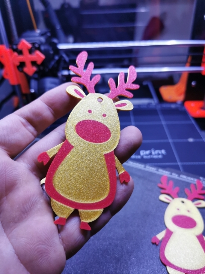 Free STL file Renna Natale 🎄 ・3D printing idea to download・Cults