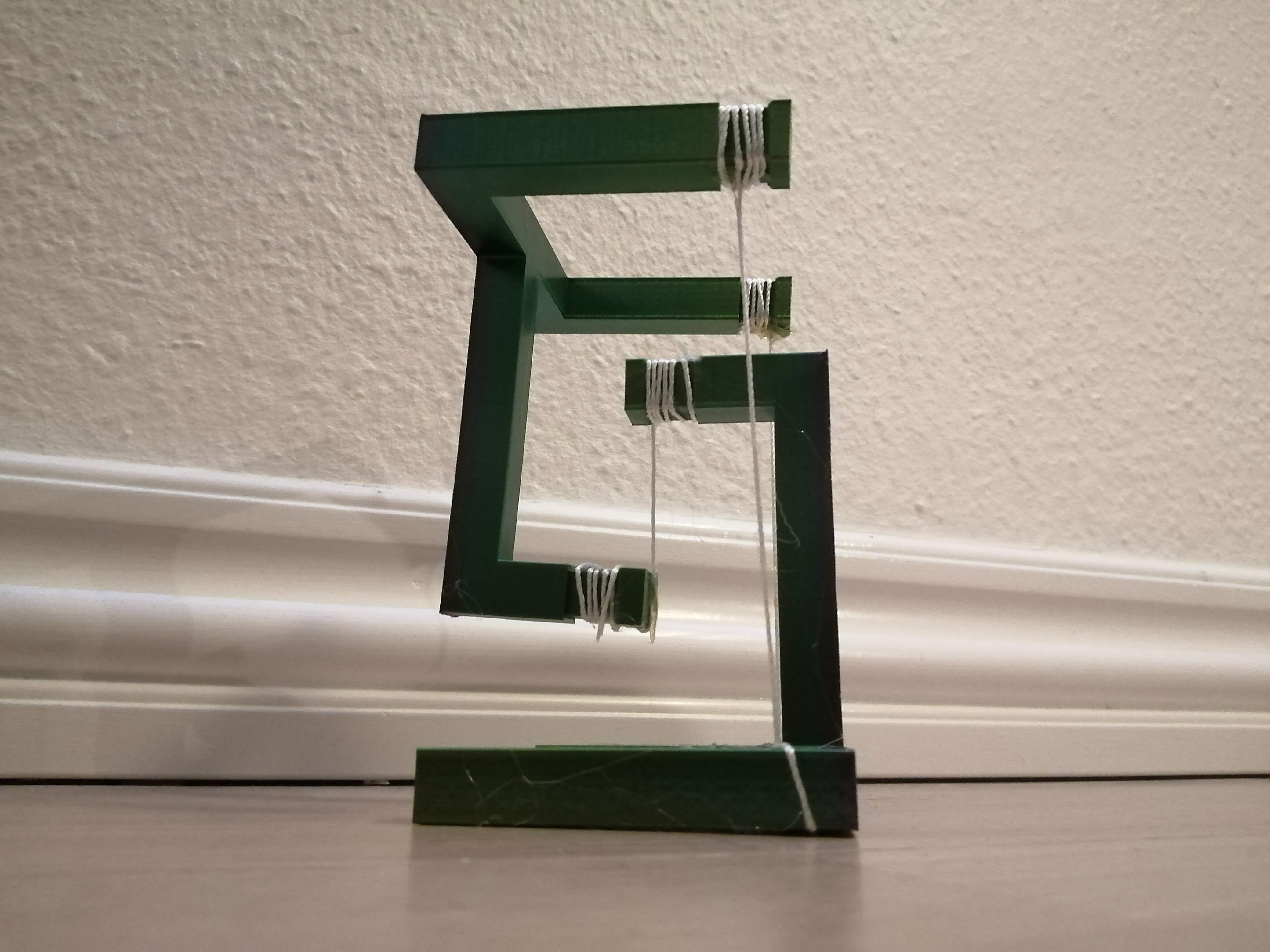 🪄 Floating magic illusion 1.3.4 (Tensegrity structure)・Free STL File ...