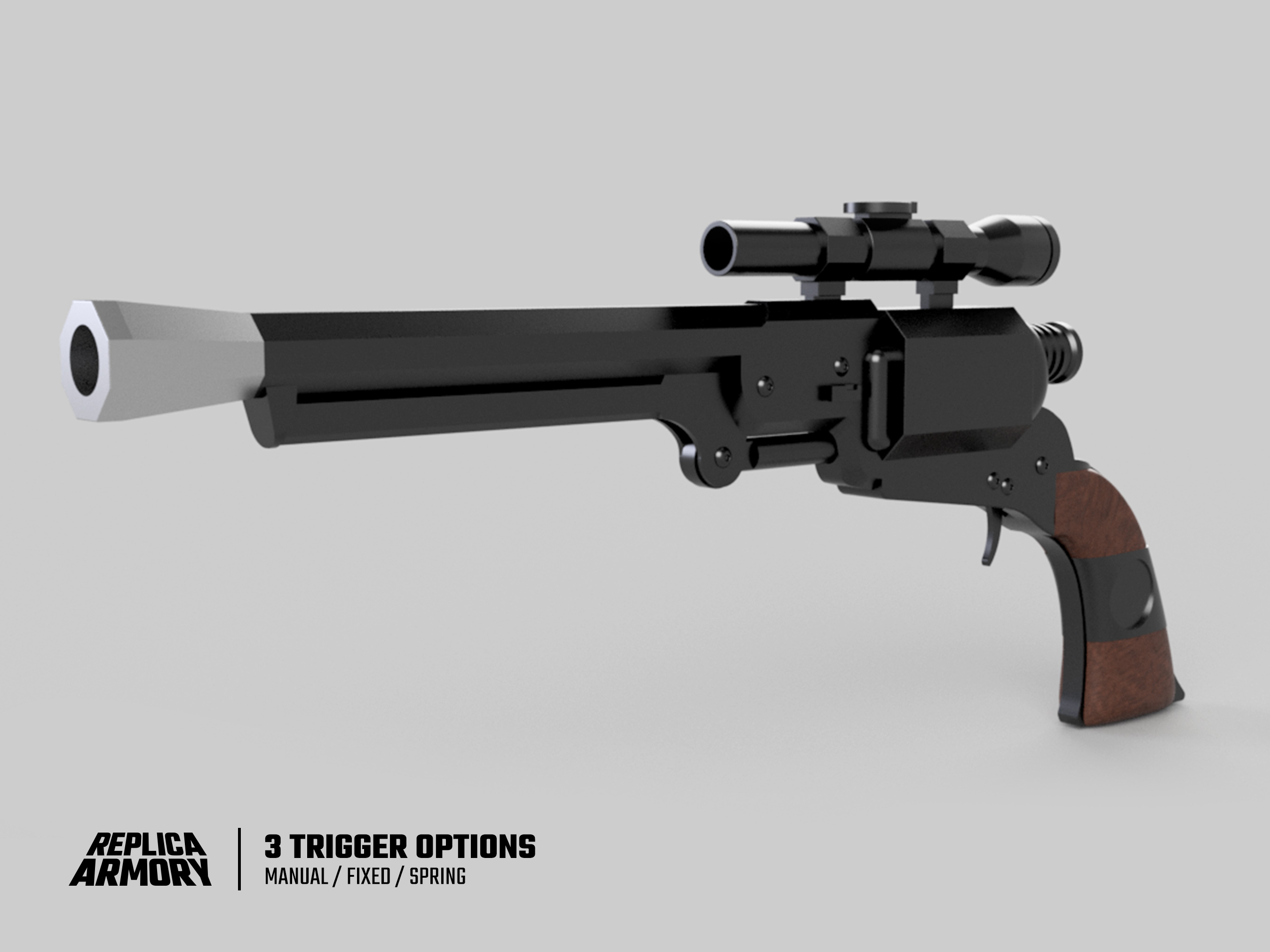 Cad Bane Blaster・ 3D File for ・Cults