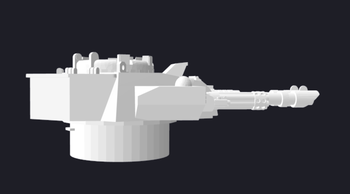 🪖 GI Joe Cobra HISS Tank Turret with tabs・Free 3D File for ・Cults