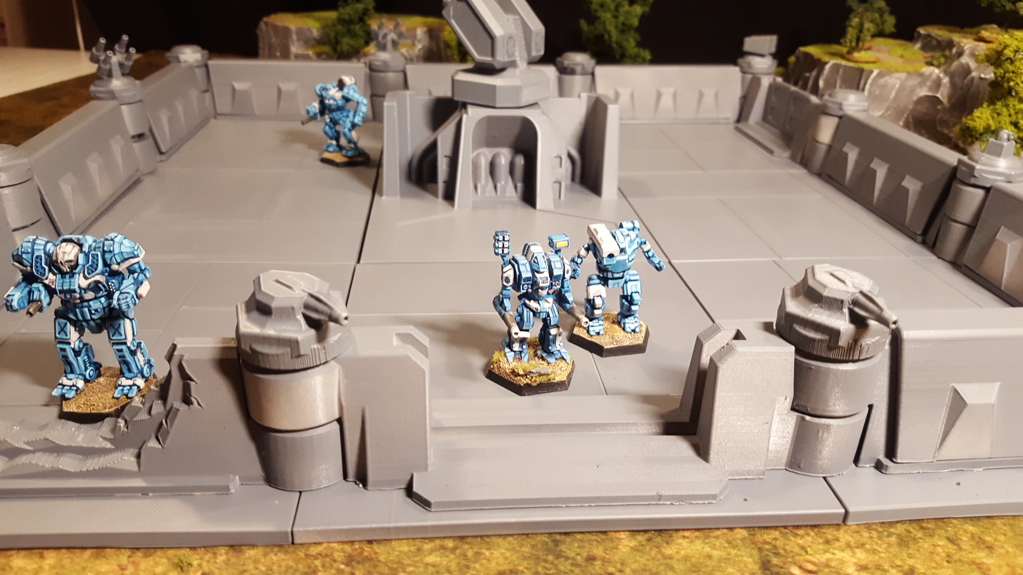 Archivo STL Battletech - Base Modular (Paredes Destructibles) 🎲 ・Modelo ...