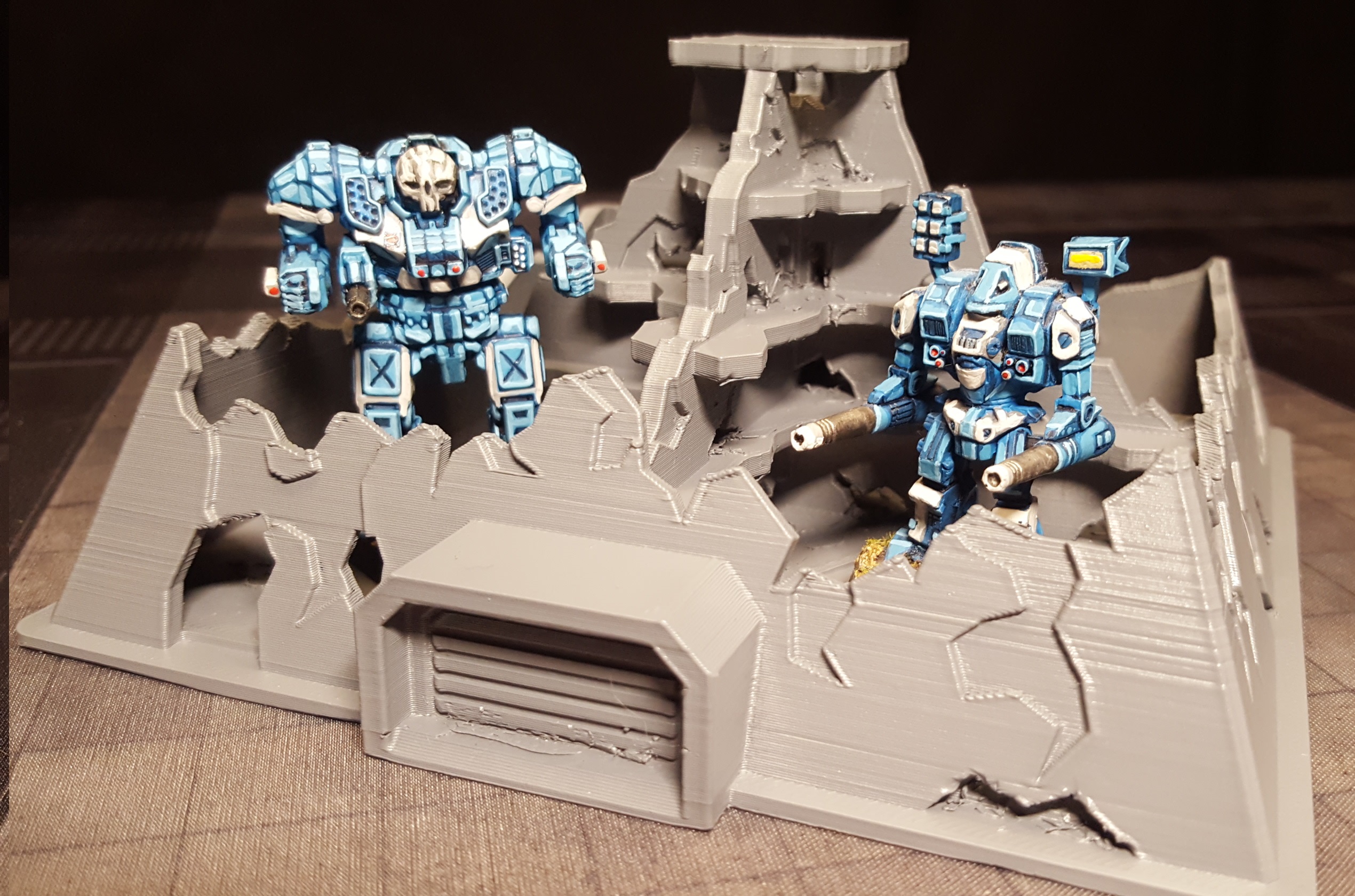 🏗️ Battletech - Building 6" x 6" x 3" (HPG) - destructible・ STL File ...