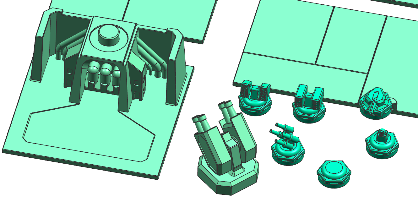 STL file Battletech - Modular base (destructible walls) 🎲・3D print ...