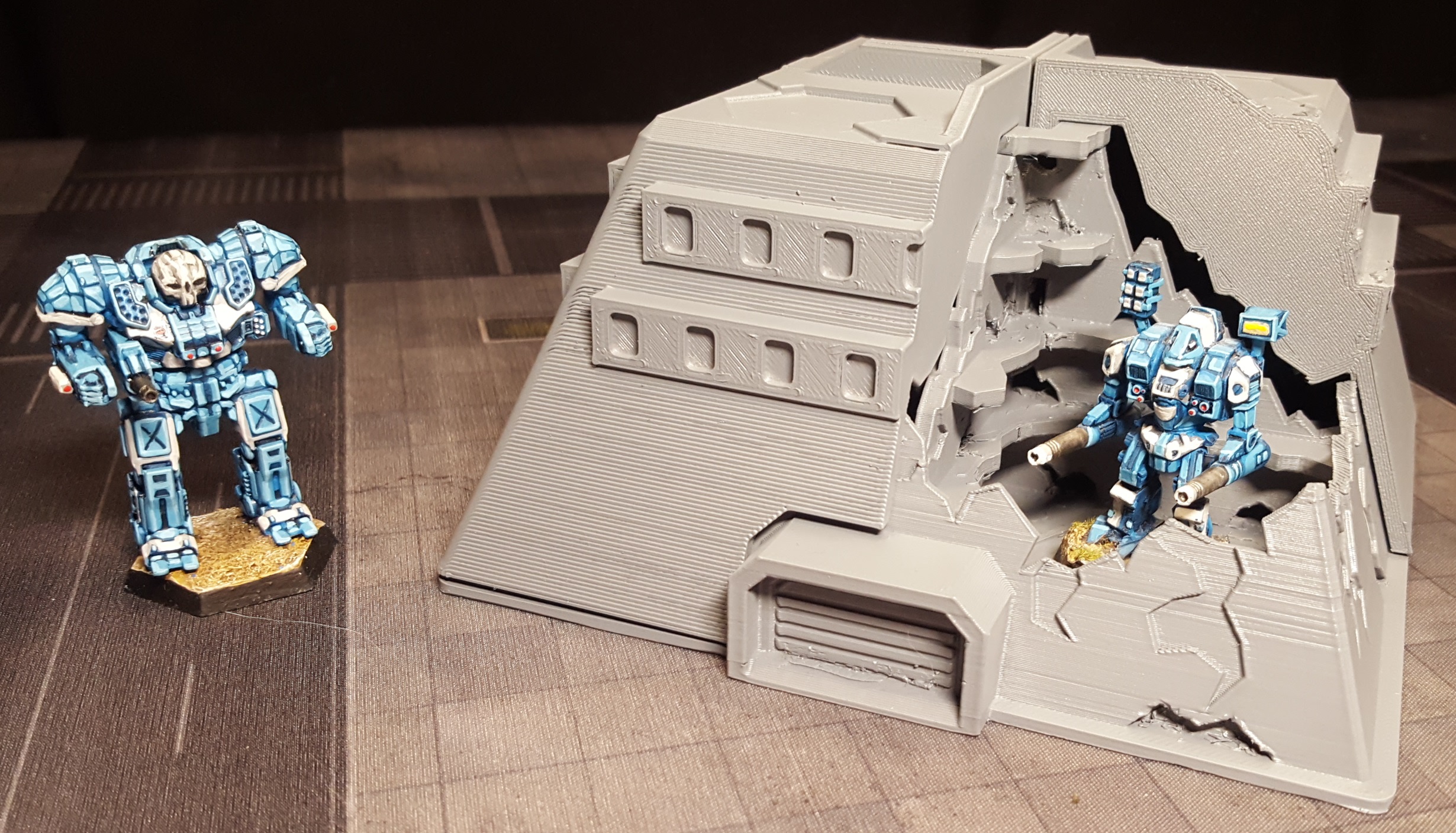 🏗️ Battletech - Building 6" x 6" x 3" (HPG) - destructible・ STL File ...