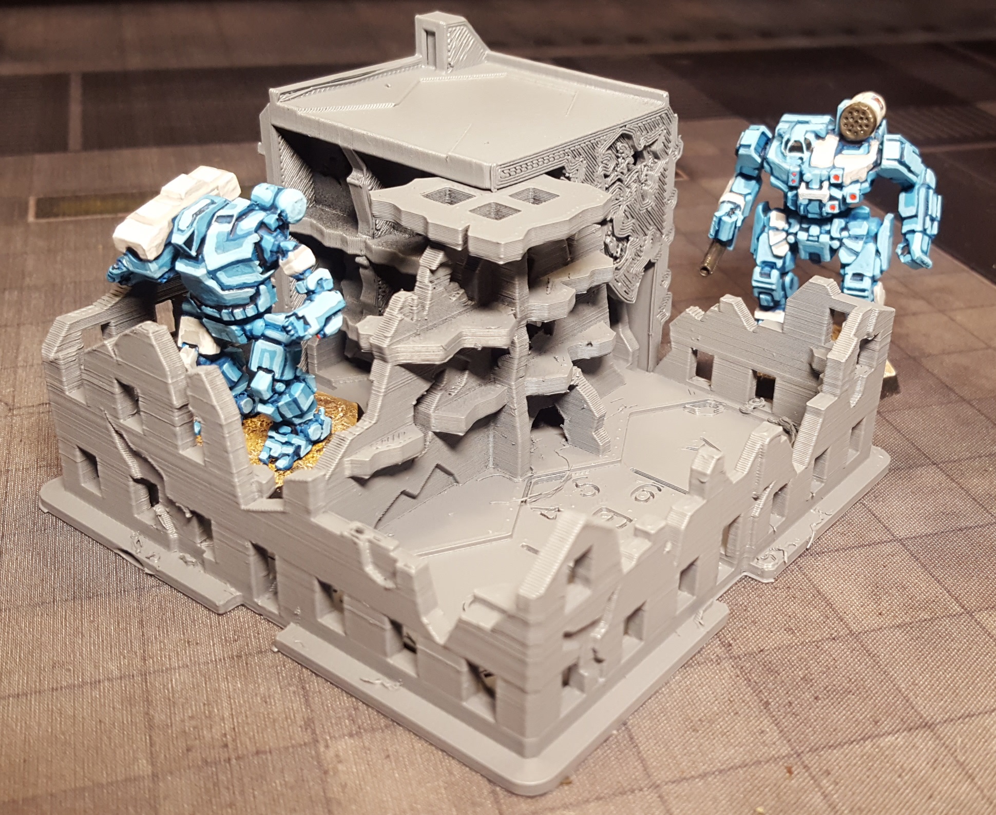 STL file Battletech - Building 4" x 4" x 2" (/4") - destructible 🏗️ ・3D ...