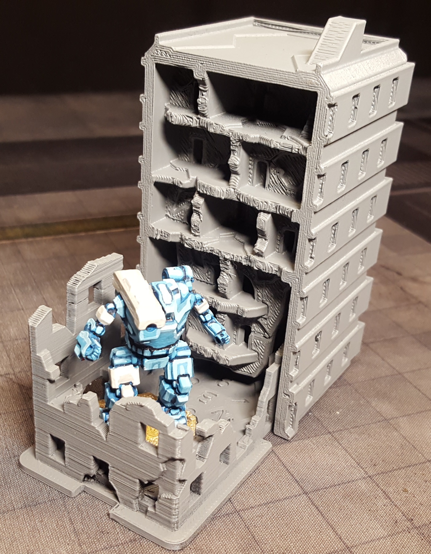 🏗️ Battletech - Building 4" x 2" x 2" (/4") - destructible・ STL File ...