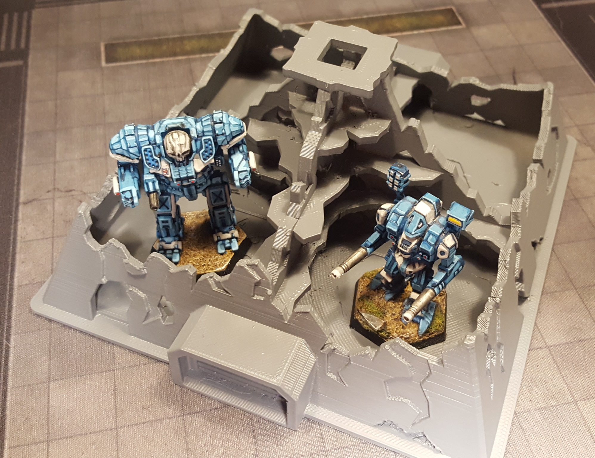 🏗️ Battletech - Building 6" x 6" x 3" (HPG) - destructible・ STL File ...