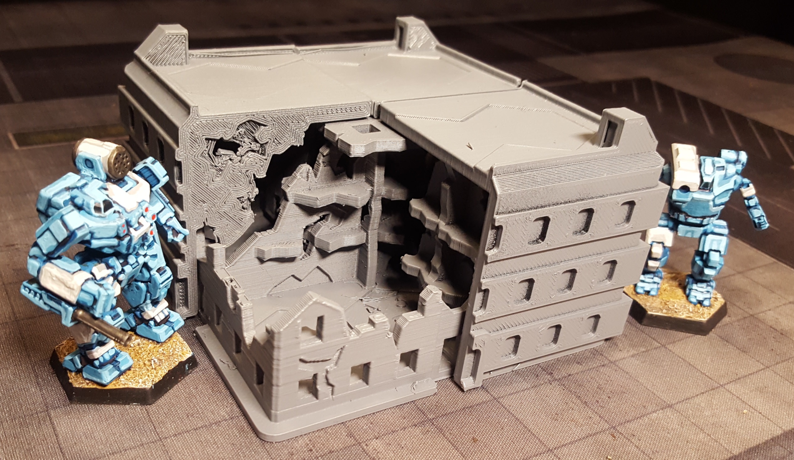 STL file Battletech - Building 4" x 4" x 2" (/4") - destructible 🏗️ ・3D ...
