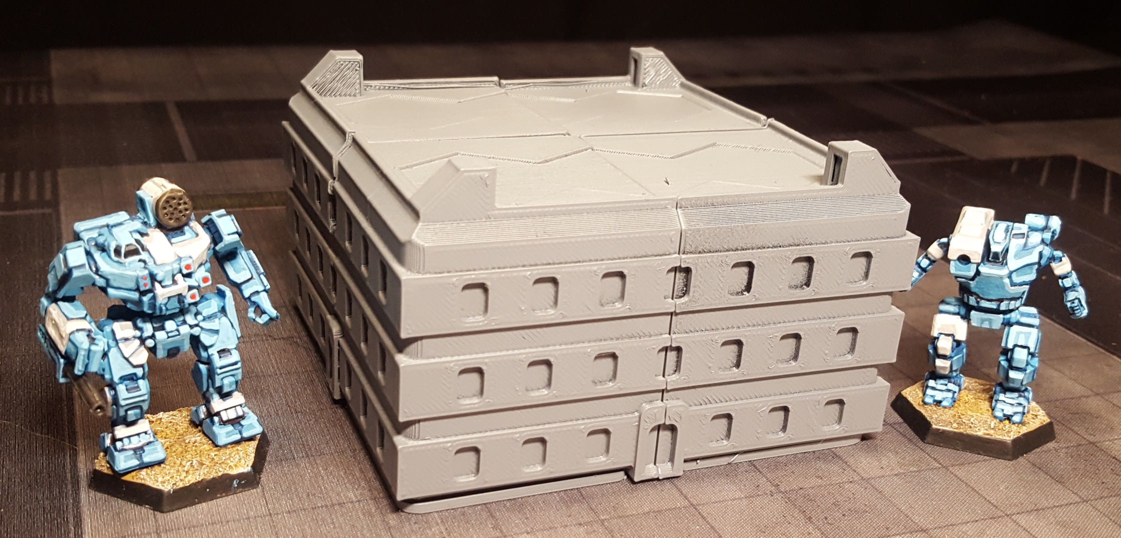 STL file Battletech - Building 4" x 4" x 2" (/4") - destructible 🏗️ ・3D ...