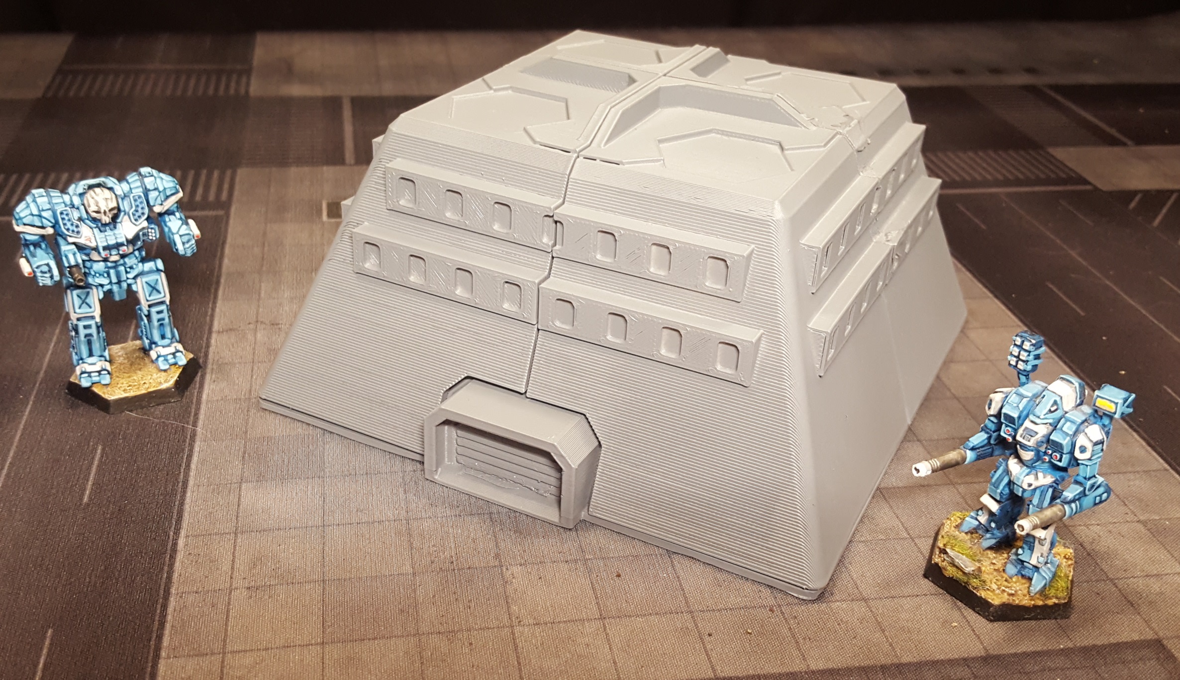 🏗️ Battletech - Building 6" x 6" x 3" (HPG) - destructible・ STL File ...