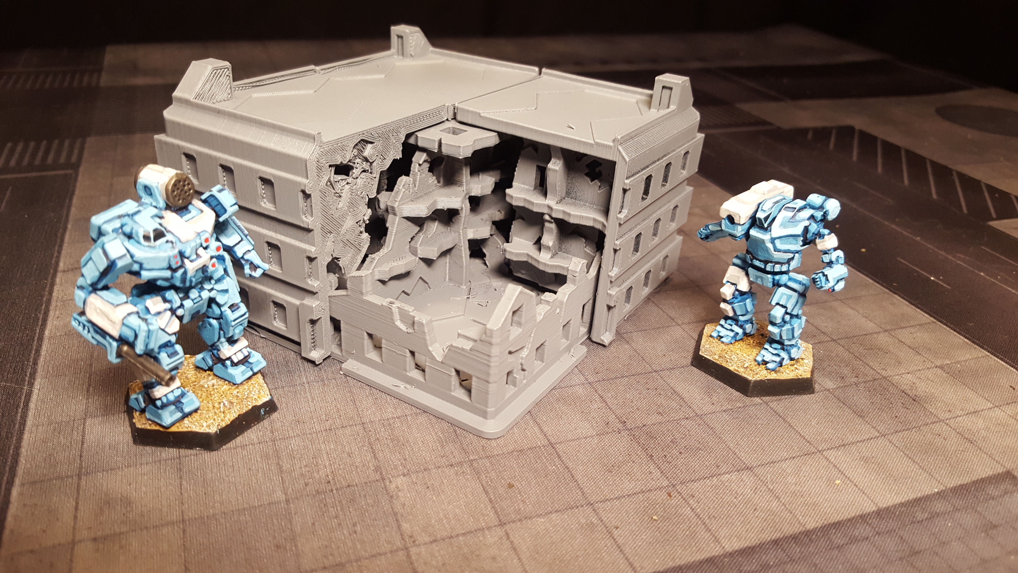 STL file Battletech - Building 4" x 4" x 2" (/4") - destructible 🏗️ ・3D ...