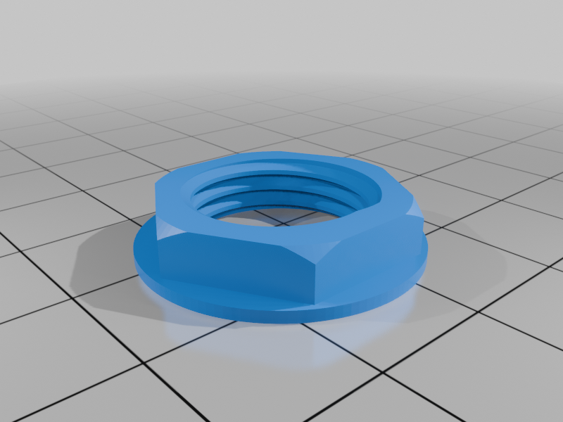 ⚙️ Mutter M16x1.5 Scheibe 5mm・Free 3D File for ・Cults