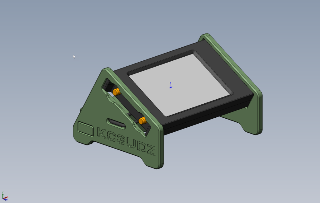 👽 NanoVNA-H4-Stand-Low_Angle-R2・Free 3D File for ・Cults