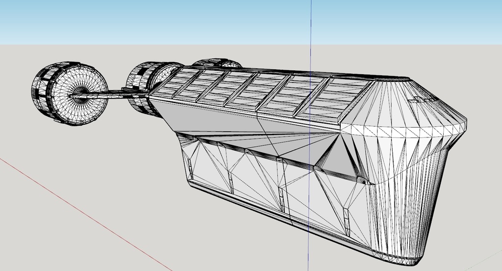 ⭐ Star Wars AA-9 Coruscant Freighter 1/1000・Free 3D File for ・Cults