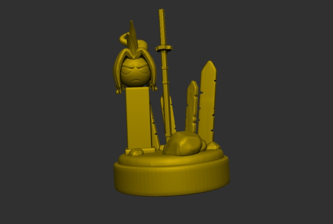 Fichier STL Soul amidamaru shaman king 🤴 ・Design imprimable en 3D à ...