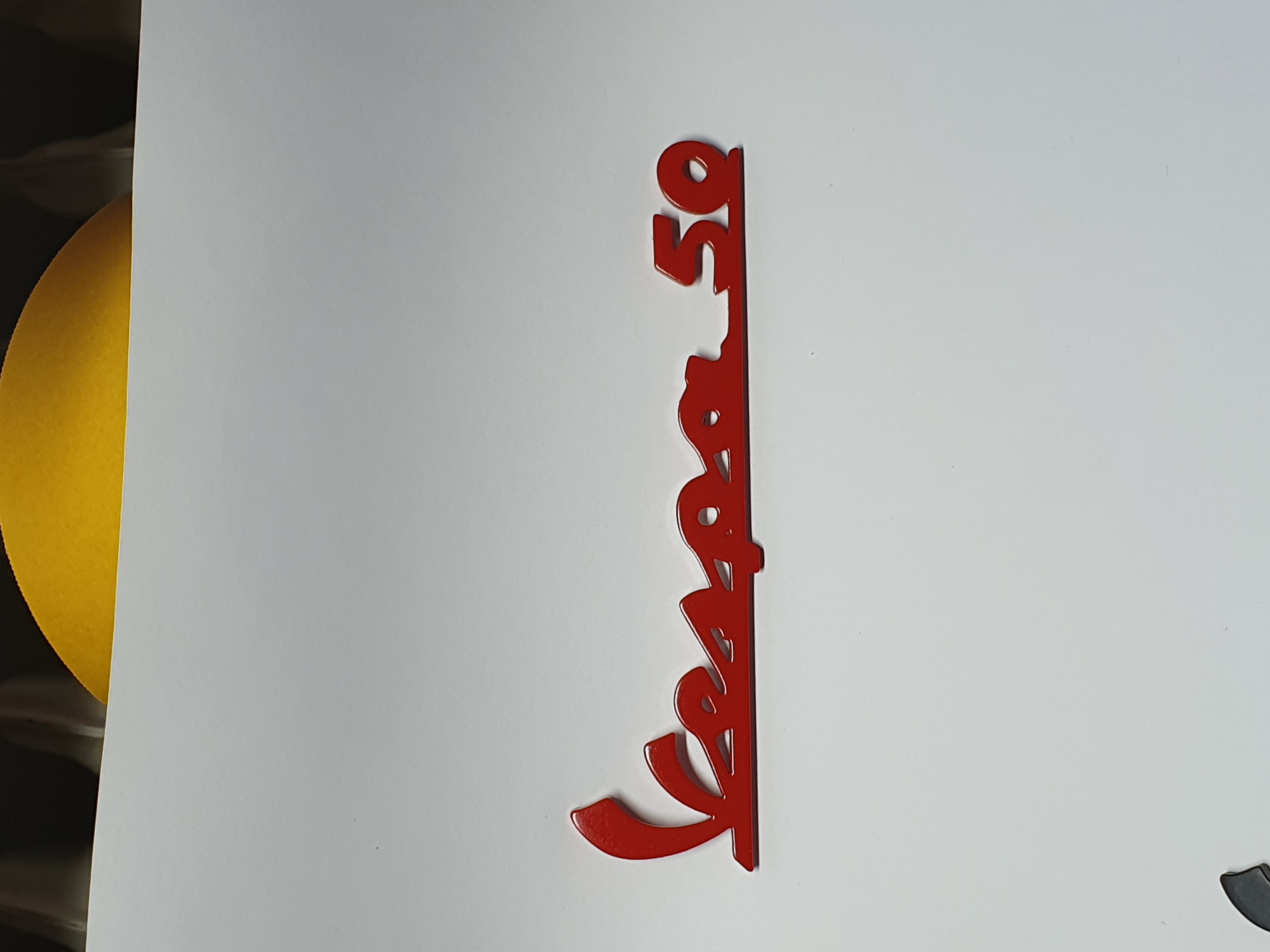 👽 Vespa lettering・ STL File for ・Cults