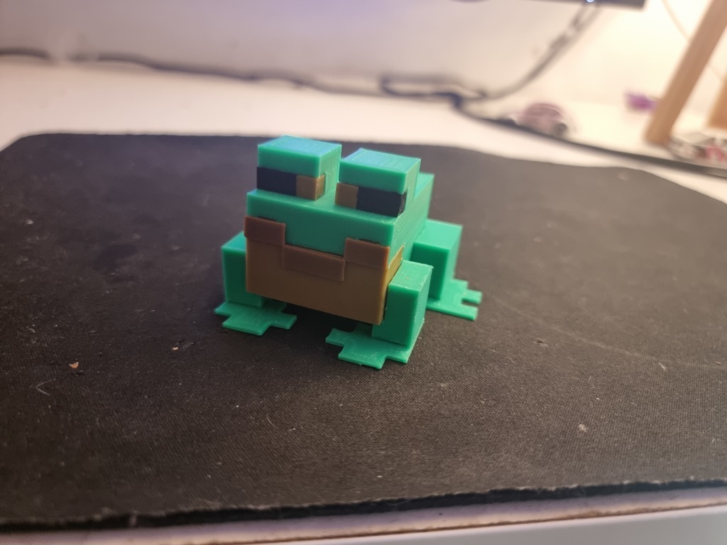 🐸 Minecraft Frog・Free 3D File for ・Cults