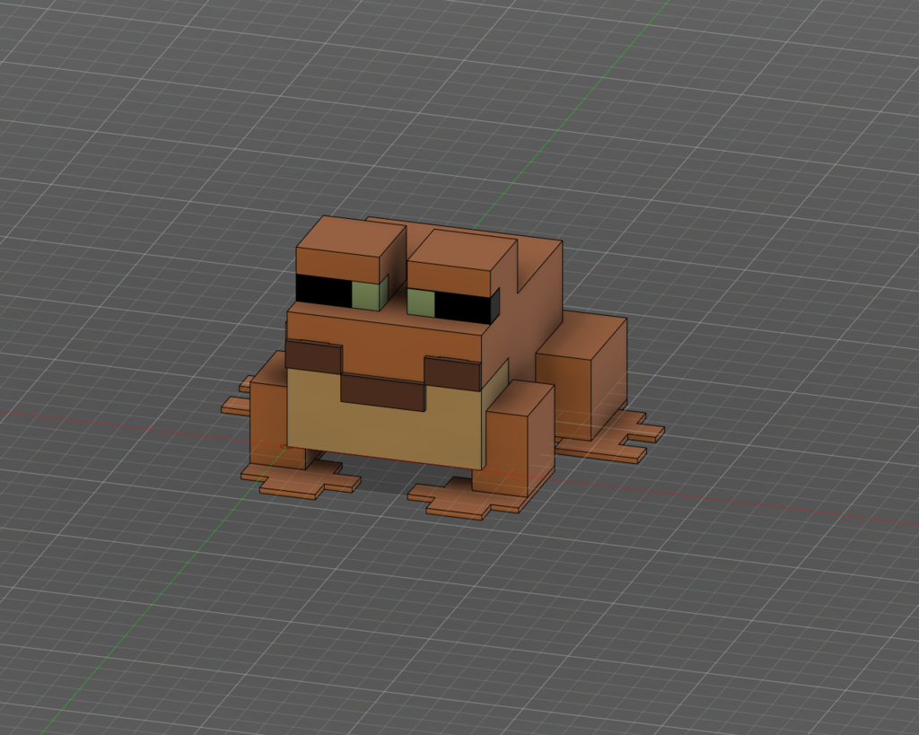 🐸 Minecraft Frog・Free 3D File for ・Cults