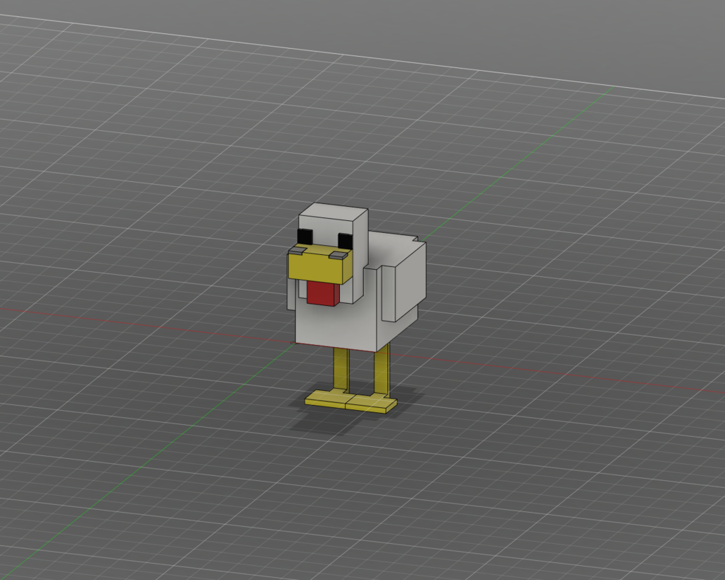 🐔 Minecraft Chicken・Free 3D File for ・Cults