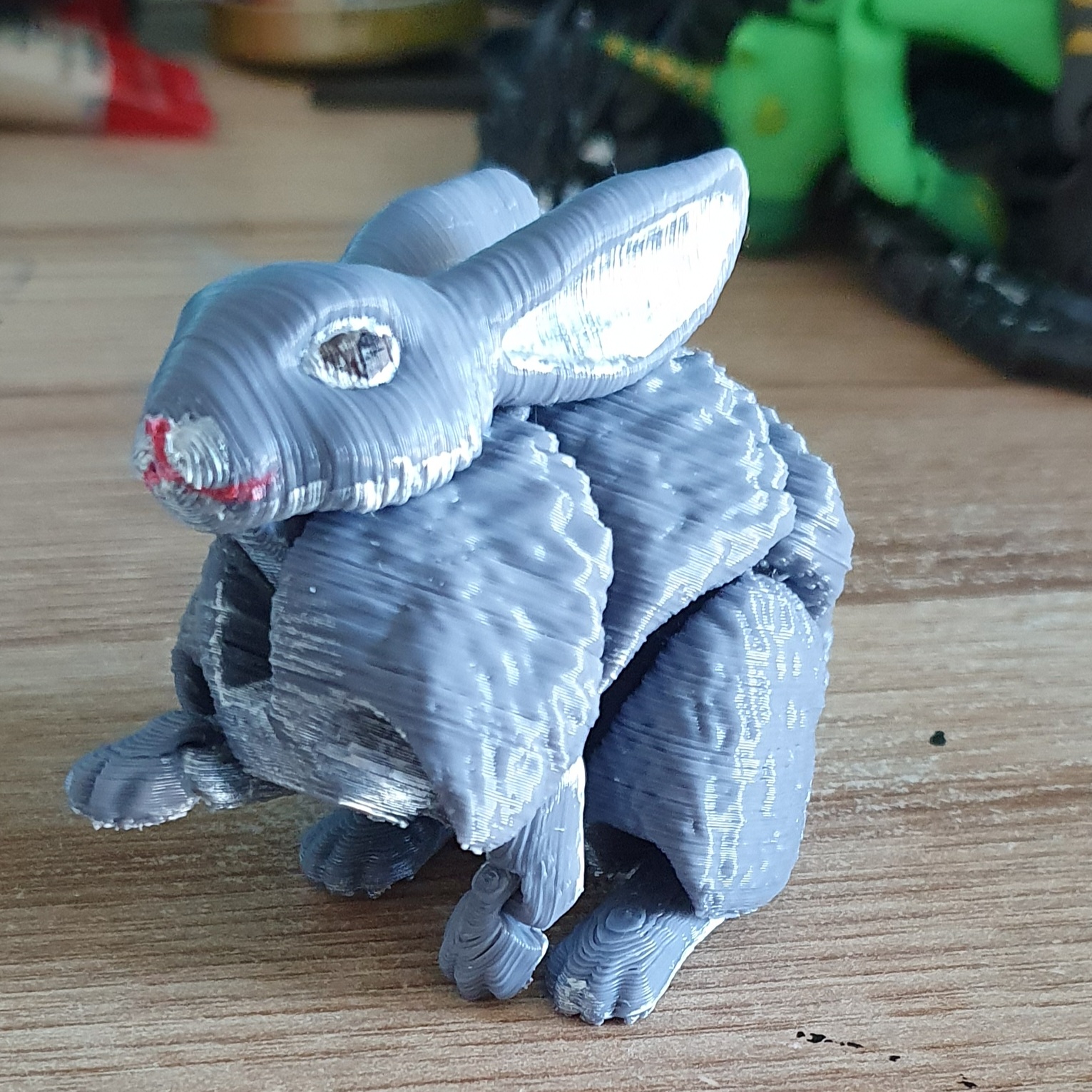 3D printing Bunny - Flexi Articulated Animal (print in place, no ...
