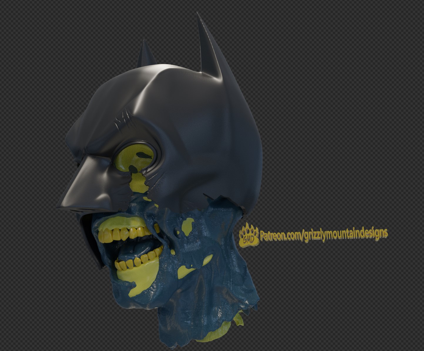 🧟 The Dark Knight Batman Zombie・ STL File for ・Cults