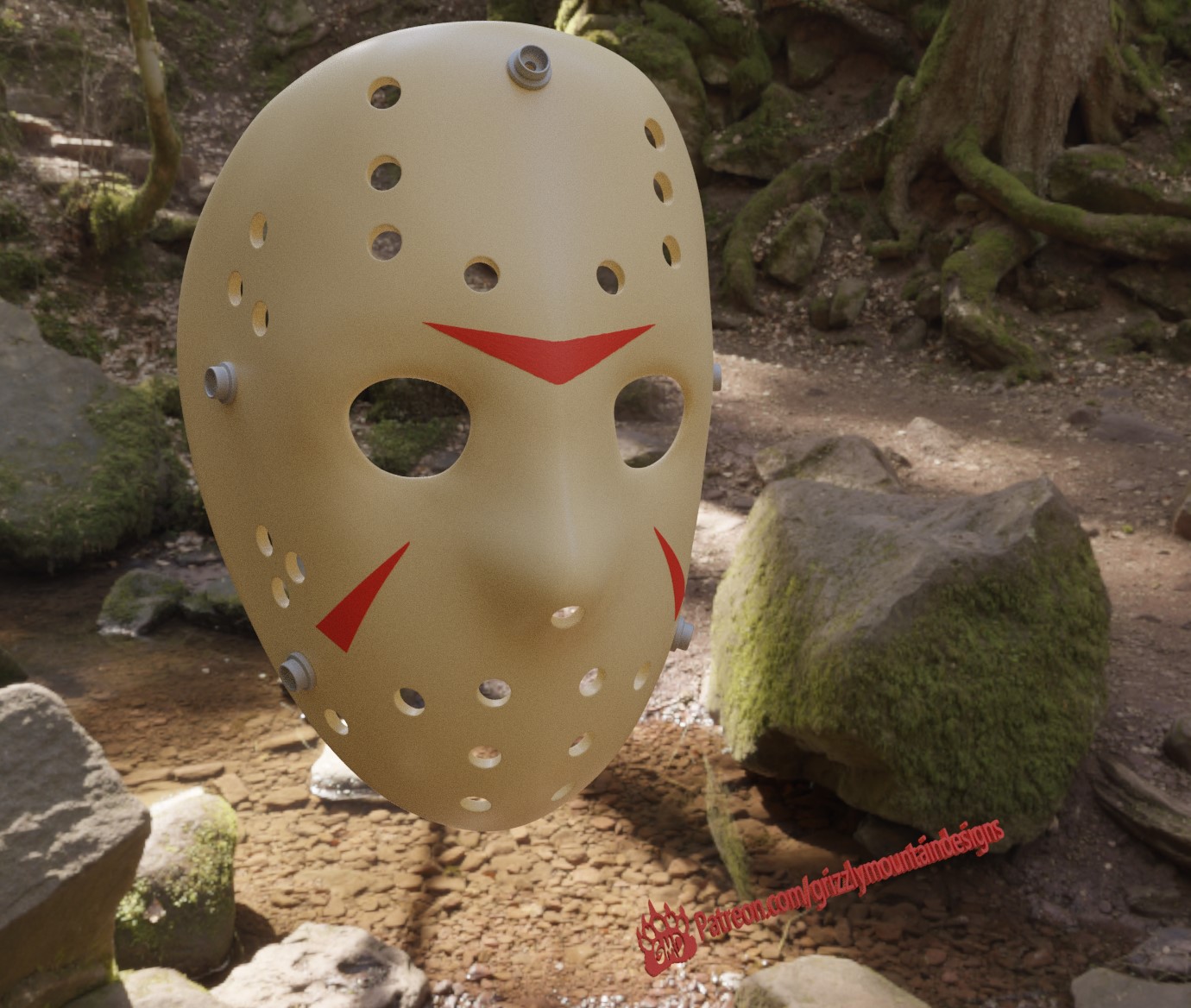🎬 Friday the 13th Part 3 Jason replica mask・ STL File for ・Cults