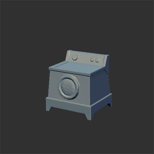 Free STL file accecories diorama washing machine 🪣・3D printer design to ...