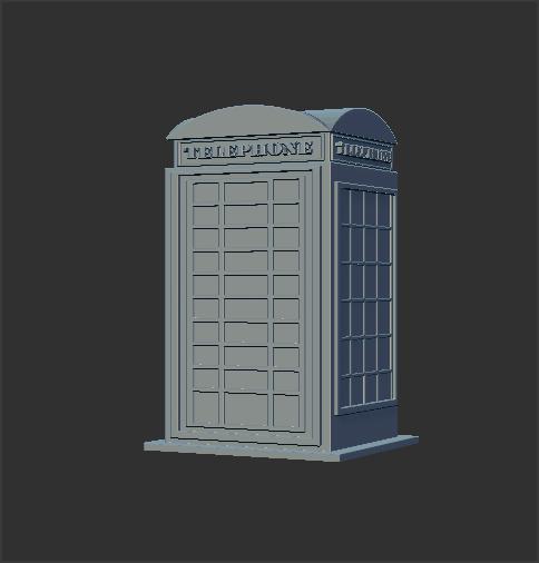 Free STL file accecories diorama telephone box01 📞 ・3D print model to ...