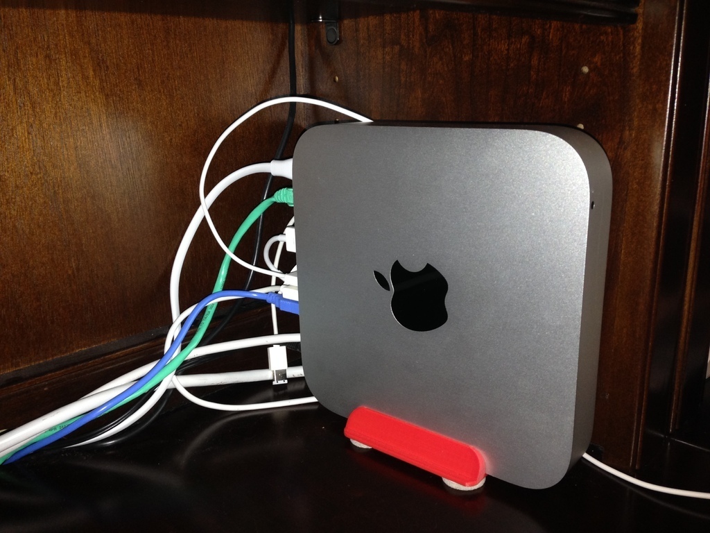 Free 3D file Mac Mini stand with Cinema Display brick holder 🎦 ・Object ...