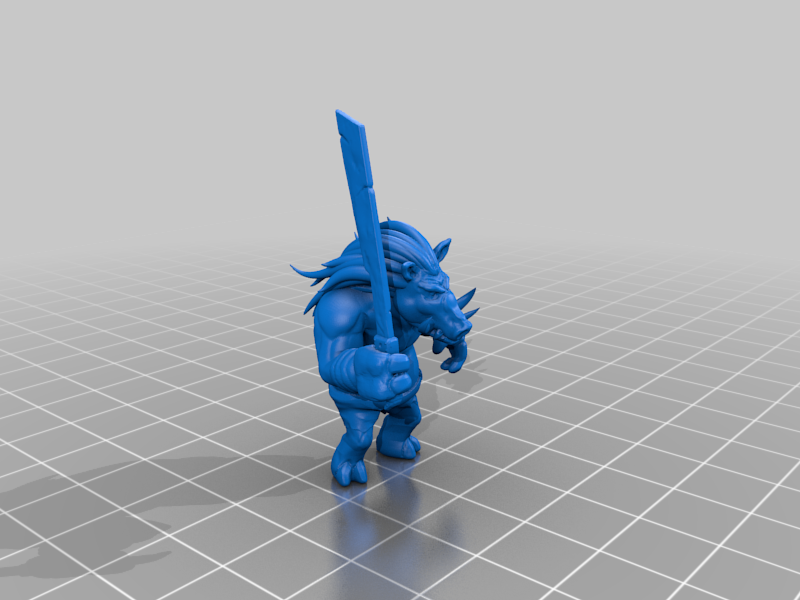 👹 Boarmen Soldiers・Free 3D File for ・Cults