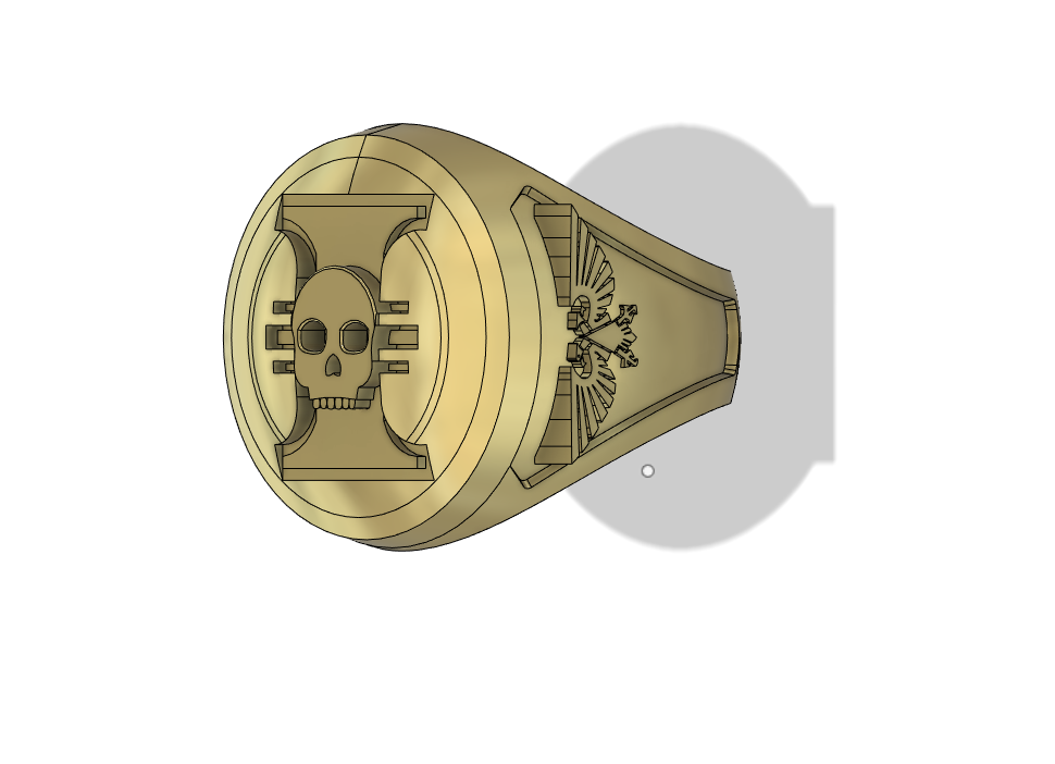 💍 Ring of the Inquisition・ STL File for ・Cults