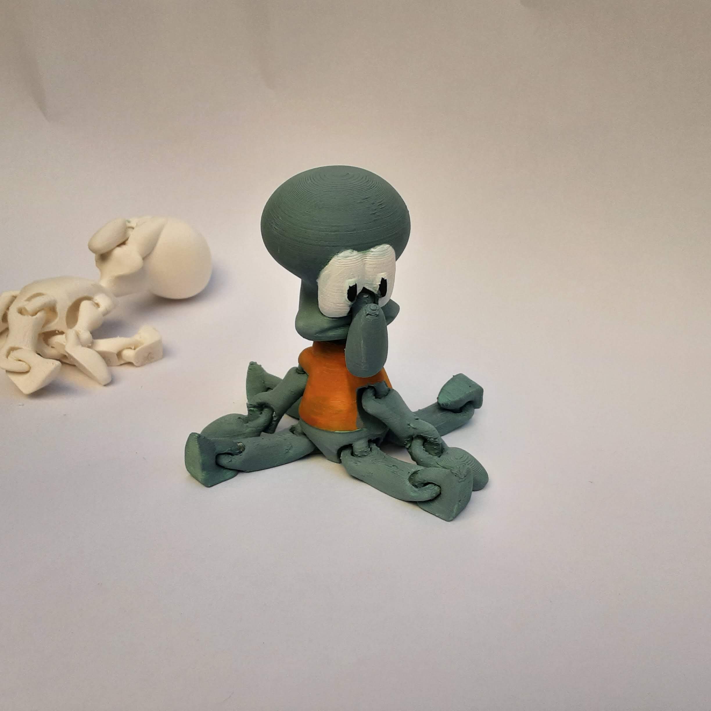 3D file Spongebob's Squidward (Flexible, no supports) 🧽 ・Template to ...