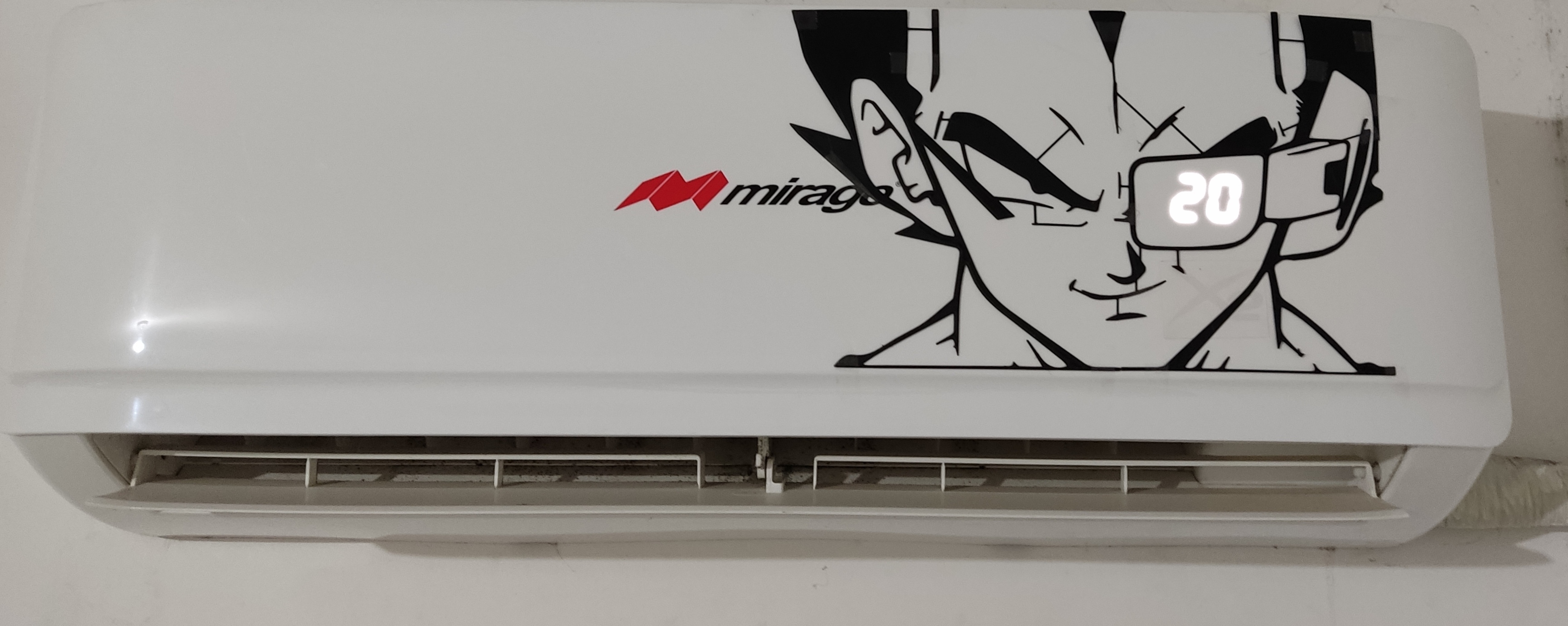 Aire acondicionado Vegeta (Es más de 9000) imprimible en 3D・Cults