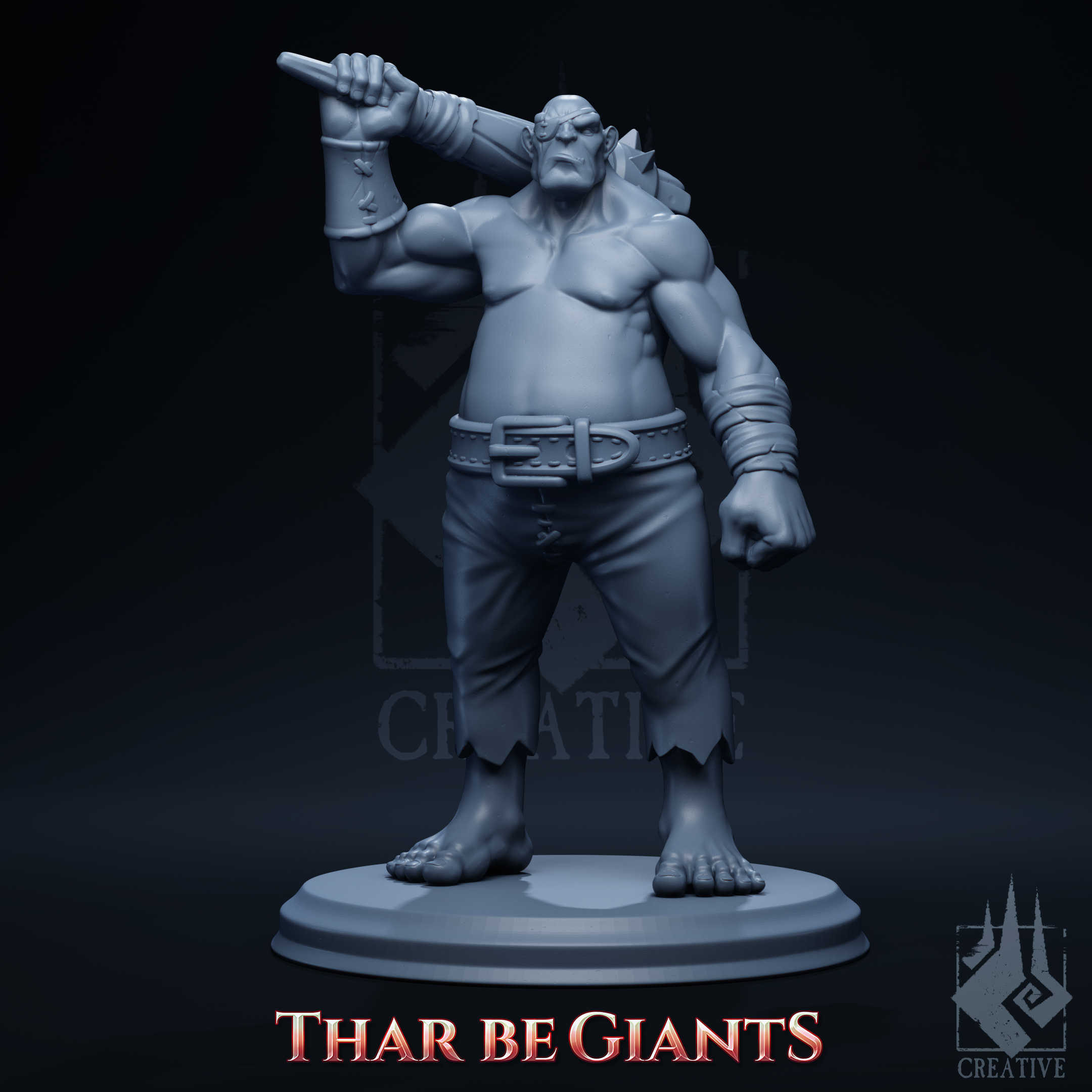 👹 Ogre・ STL File for ・Cults