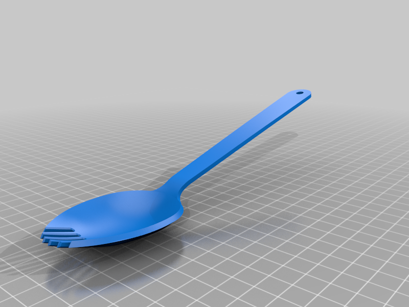 🏕️ Goeffel | Spork | Foon・Free 3D File for ・Cults