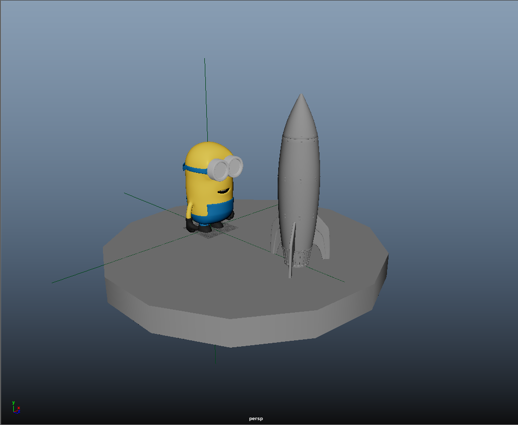Fichier STL MINION ET FUSÉE 👹 (OBJ)・Modèle à télécharger et à imprimer ...
