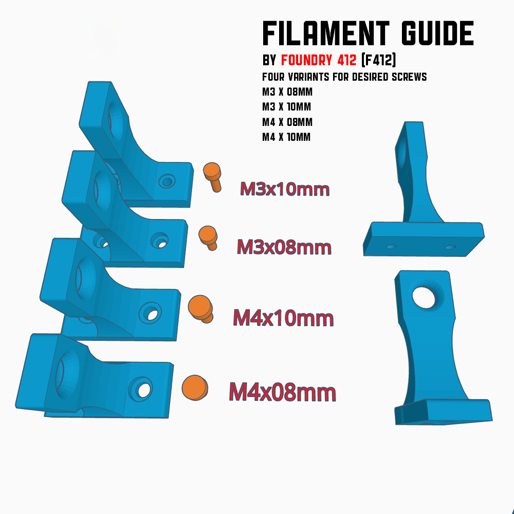 🪢 Filament Guide・Free STL File for ・Cults