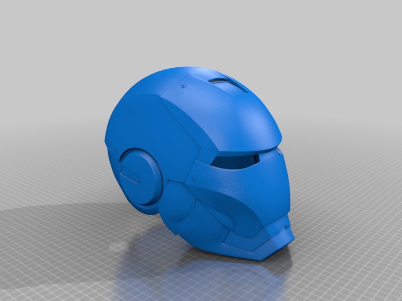 👨 iron man helmet one piece・Free 3D File for ・Cults