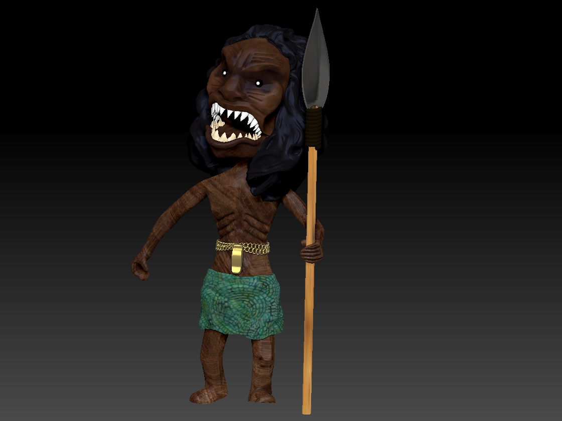 🎨 Zuni fetish warrior doll・ STL File for 3D printing・Cults